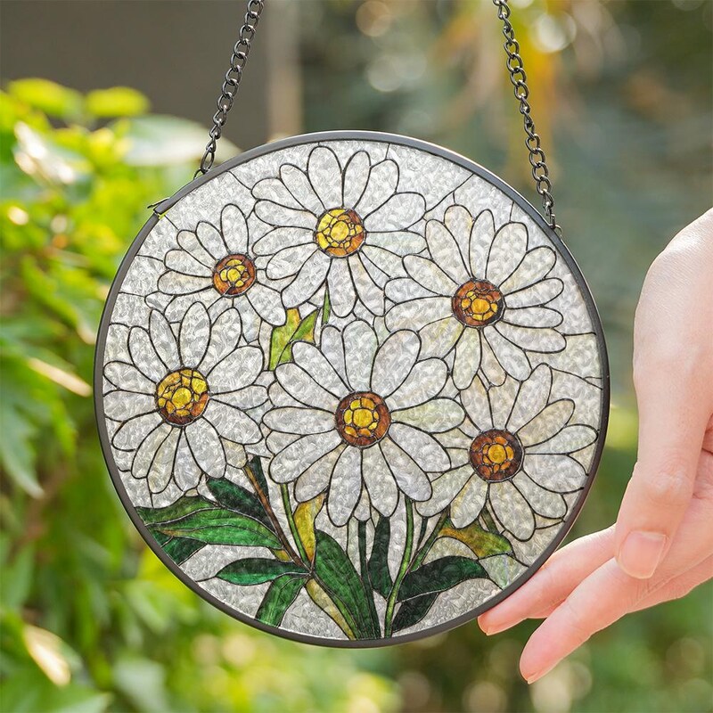 Stained Glass Daisy - Etsy