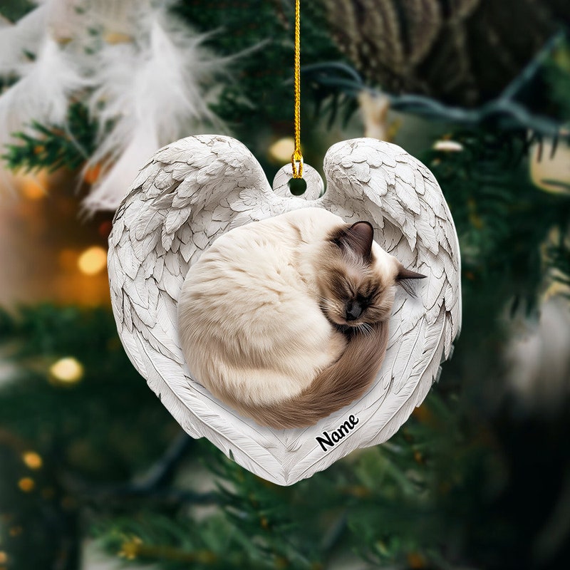 Angel Cat Statue - Etsy