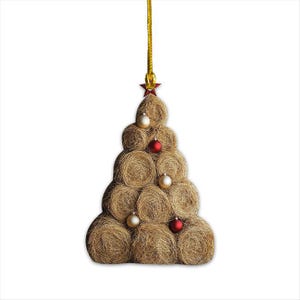 Hay Christmas Ornament, Hay Bale Christmas Ornament, Farming Ornament ...