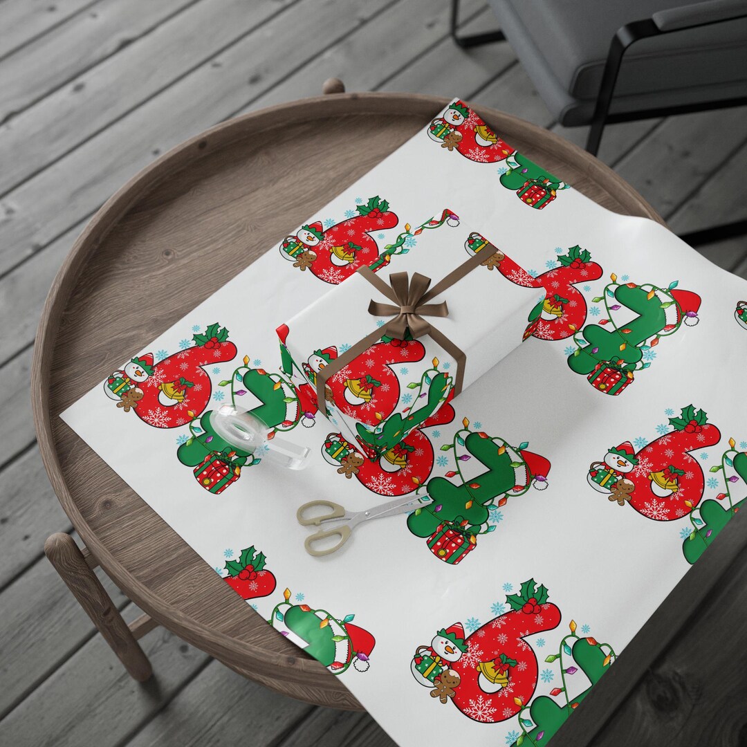 Funny Six Seven Wrapping Paper, Hilarious Tween Christmas Gift Wrap ...