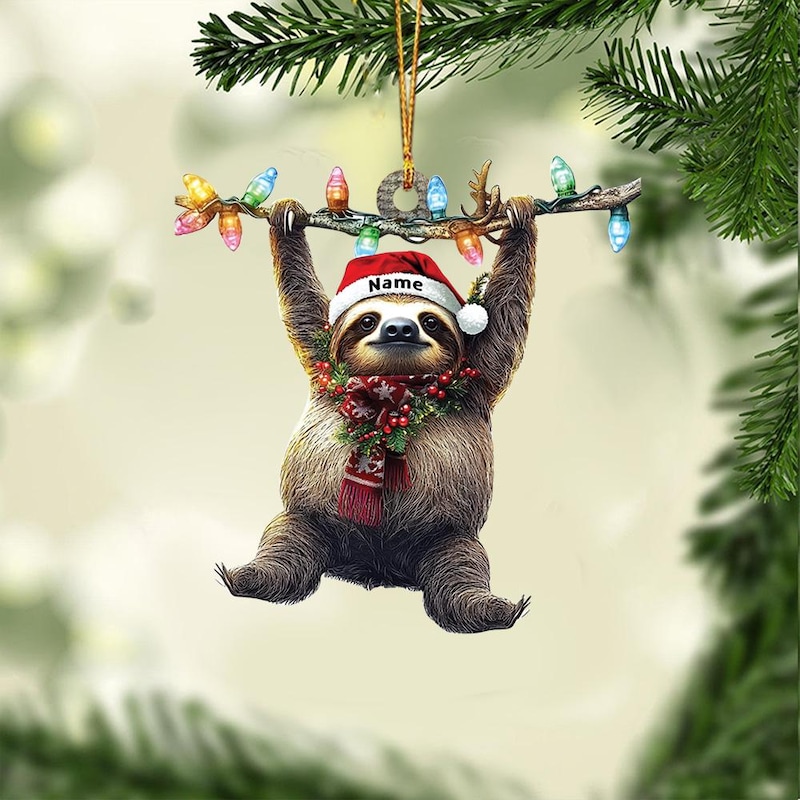 Sloth Christmas - Etsy