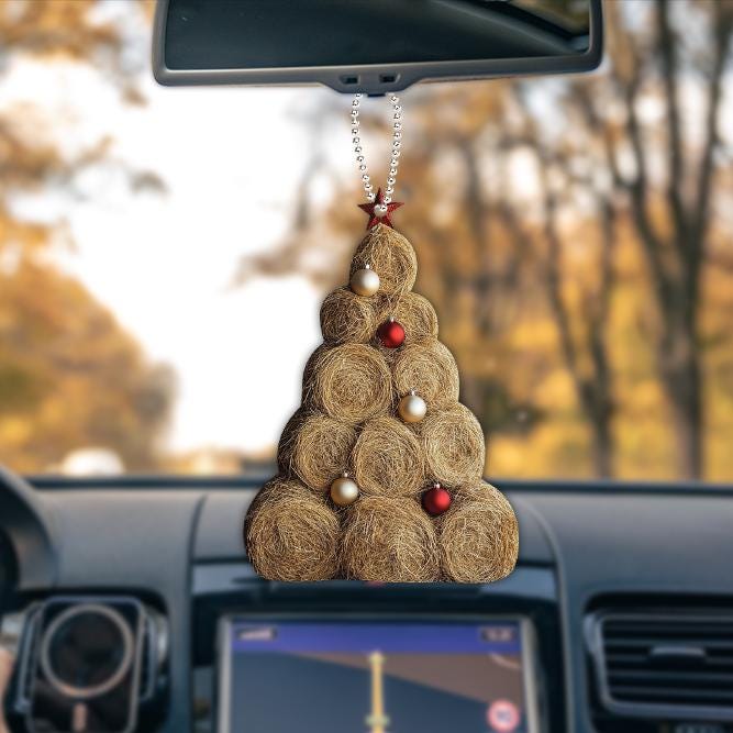 Hay Christmas Ornament, Hay Bale Christmas Ornament, Farming Ornament ...