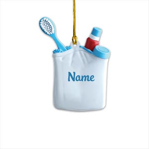 Toothbrush Christmas Ornament, Dental Xmas Ornament, Dentist Ornament ...