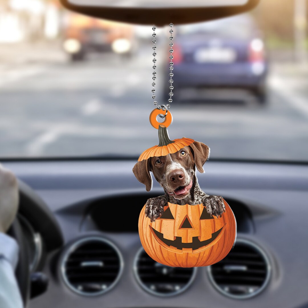 Personalized German Shorthaired Pointer Dog Halloween Ornament, GSP Dog ...