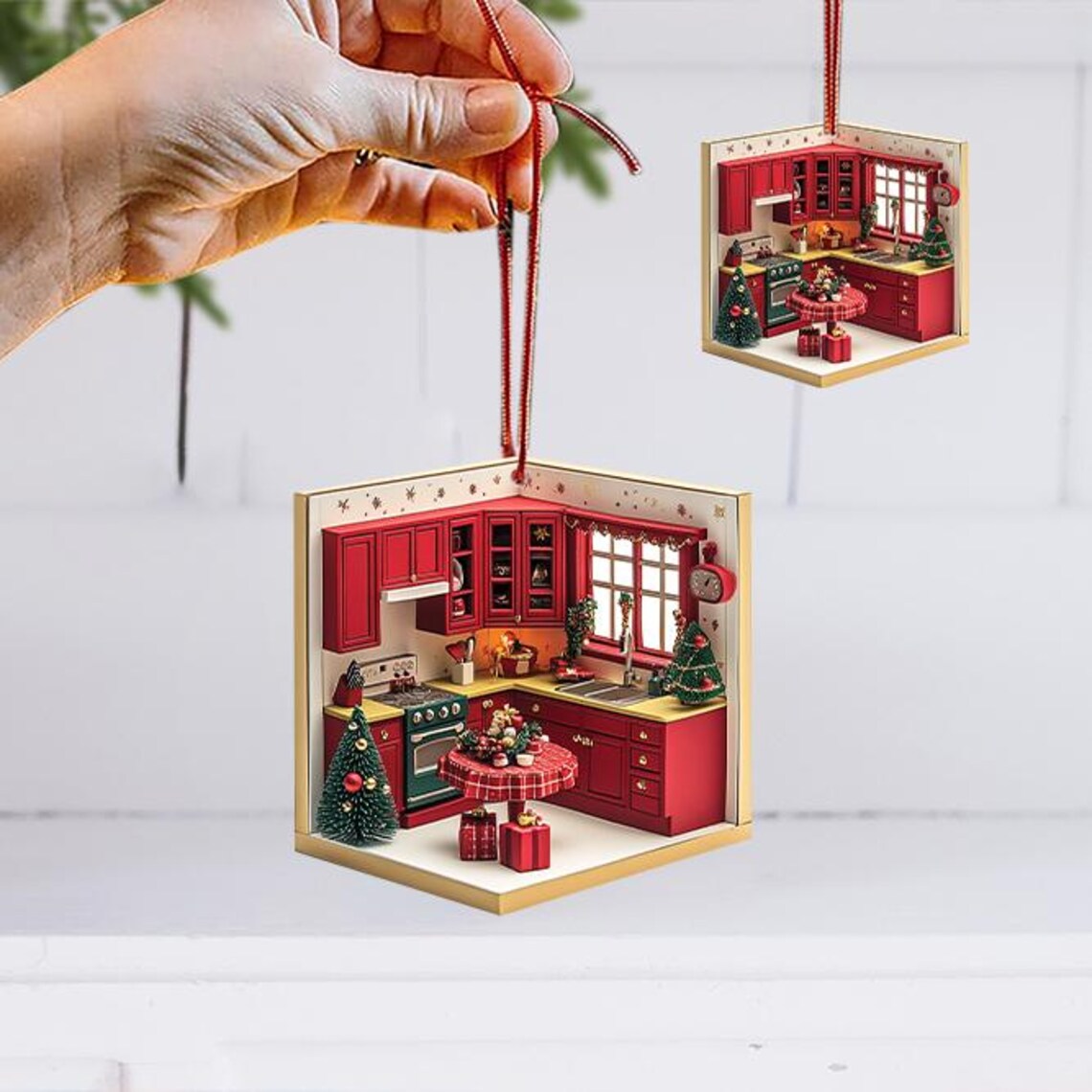 Kitchen Christmas Ornament, Kitchen Xmas Ornament, Cooking Lovers ...