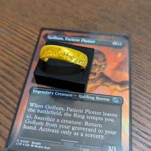 The One Ring MTG Token Lotr - 2 Styles and Options! - Etsy