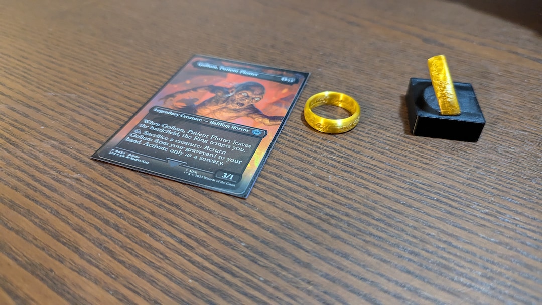 The One Ring MTG Token Lotr - 2 Styles and Options! - Etsy