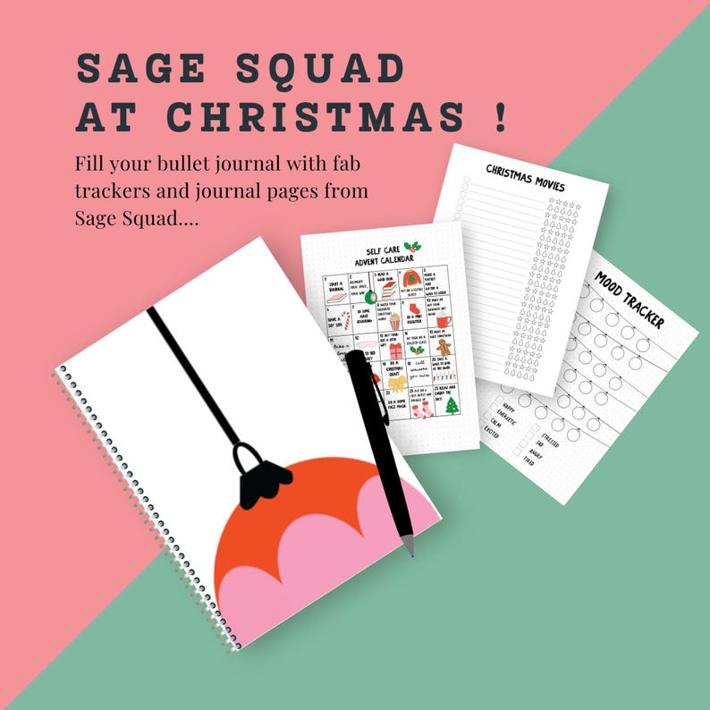 Christmas Mood Tracker, Printable Journal Page, December Tracker ...