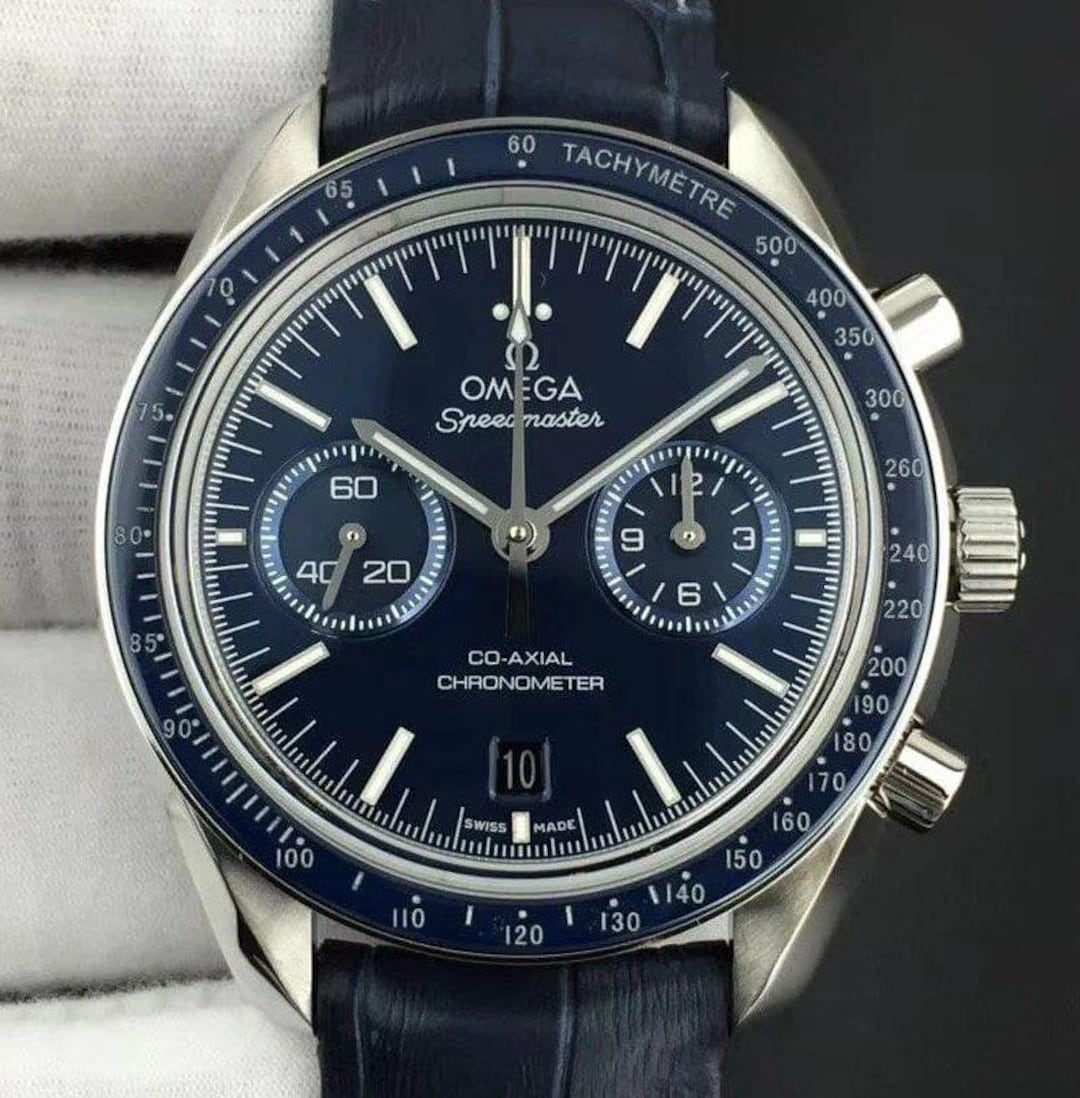 Omega Speedmaster Moonwatch SS/LE Blue Best Edition - Etsy