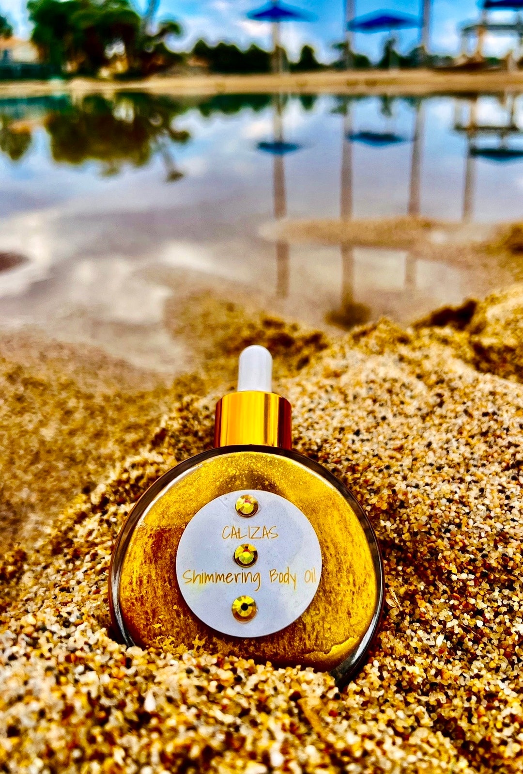 DRIPPING IN GOLD Shimmer Body Oil - Etsy