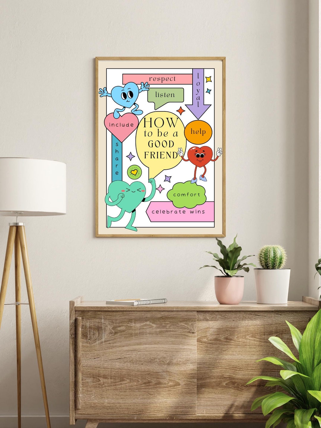 How to Be a Good Friend Poster Kids Social Skills Chart Friendship ...