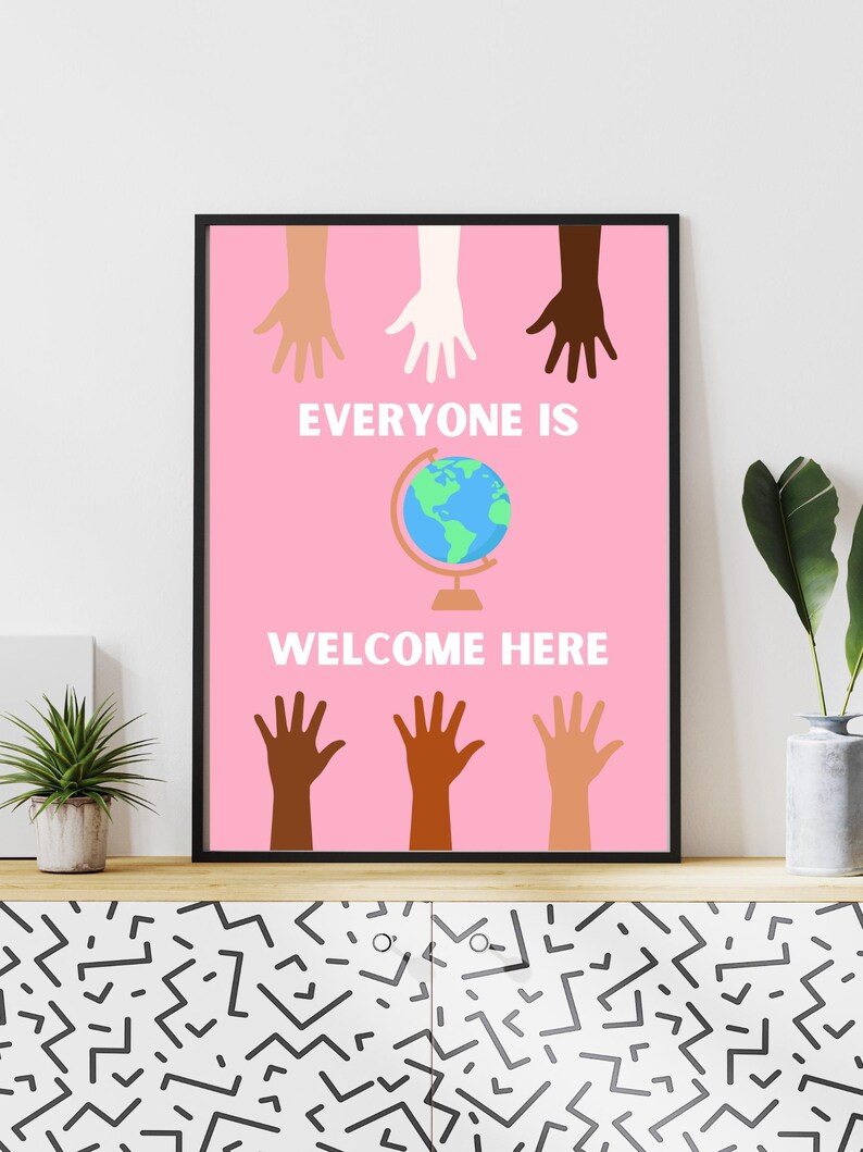 Equality Classroom Poster | Digital Download | Inspirational Teacher ...