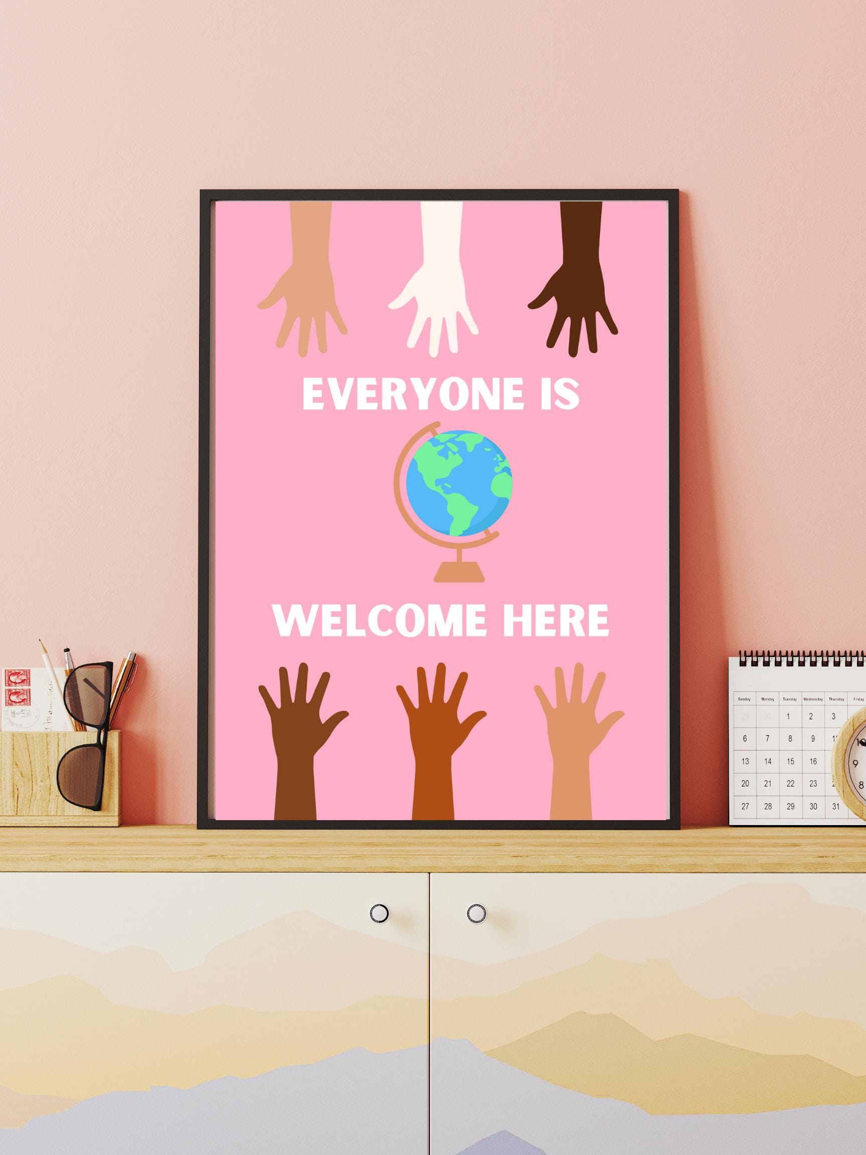 Equality Classroom Poster | Digital Download | Inspirational Teacher ...