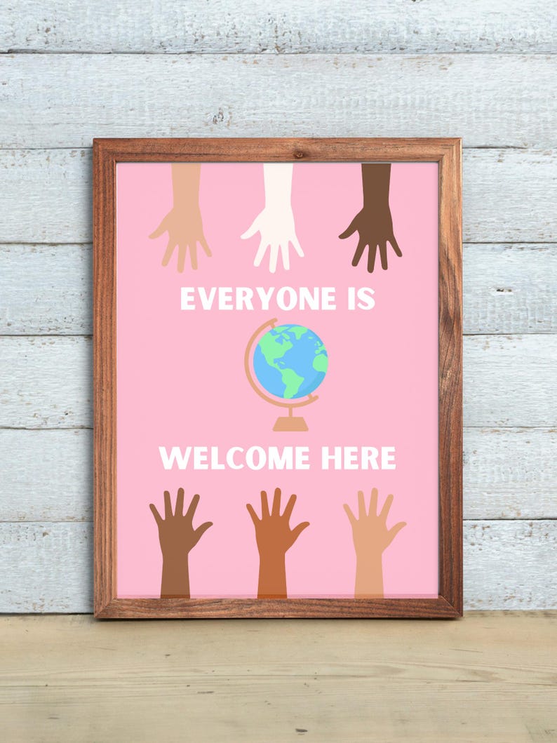 Equality Classroom Poster | Digital Download | Inspirational Teacher ...
