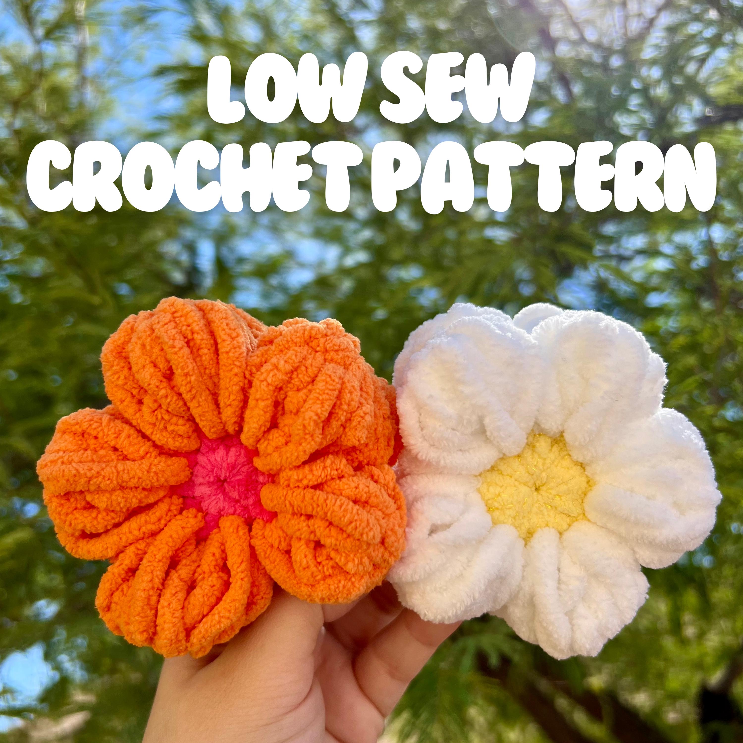 Crochet Pattern, Crochet Flower, Instant Download PDF, Amigurumi, Flower Puff, Spring Floral ...