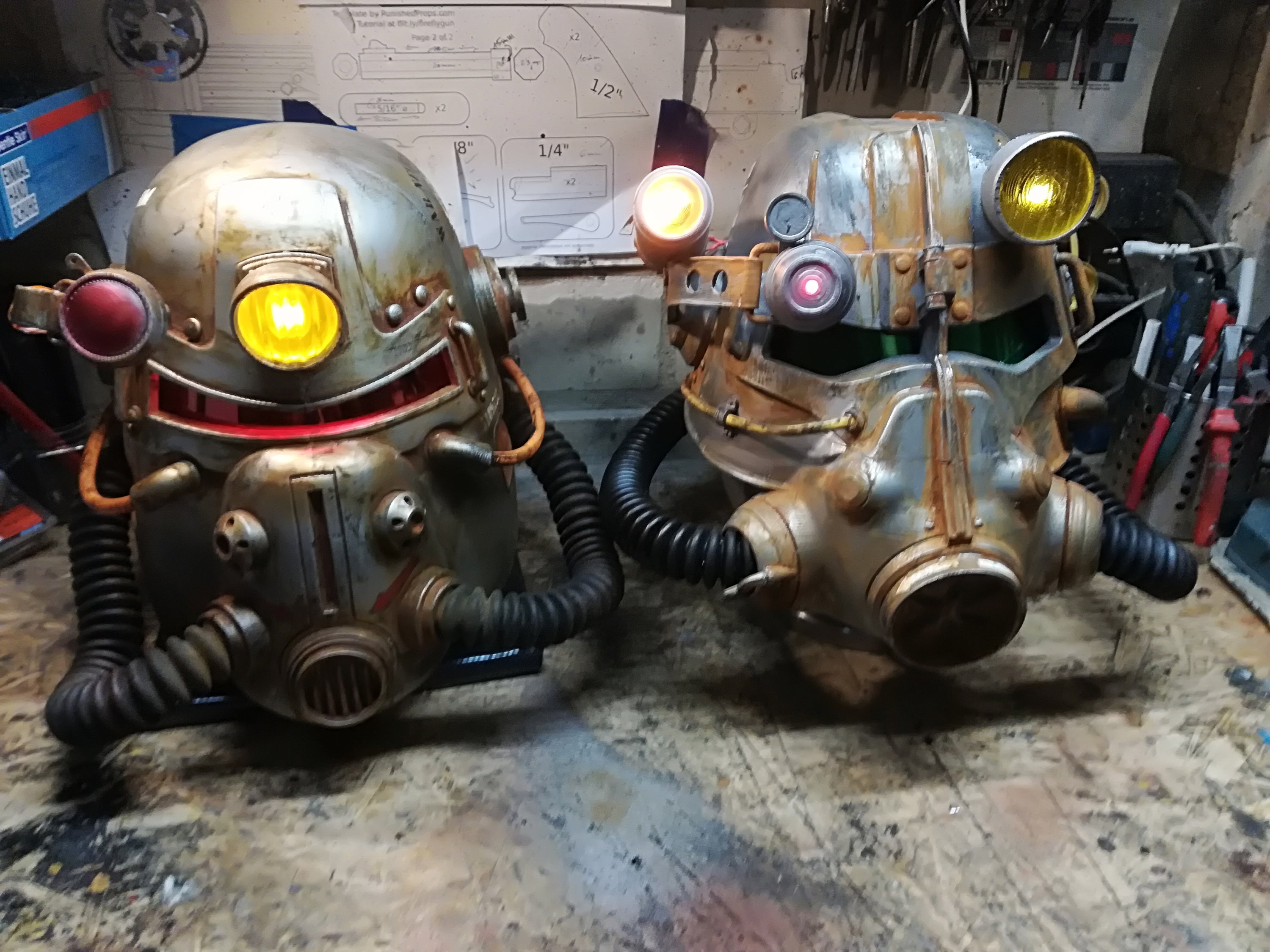 Fallout T51 Power Armor Helmet 3D Printed/weapons/cosplay - Etsy