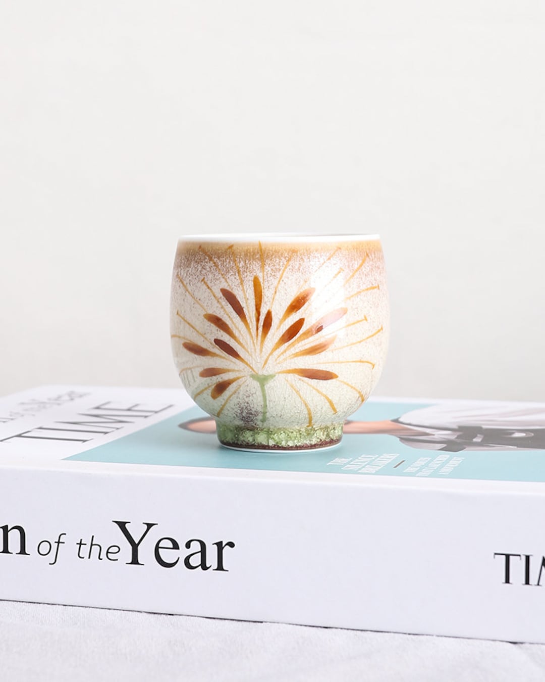 Hand-painted Flower Ceramic Tea Cup 160ml - Etsy