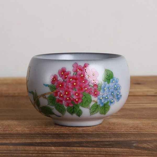 Hydrangea Tea Cup - Etsy