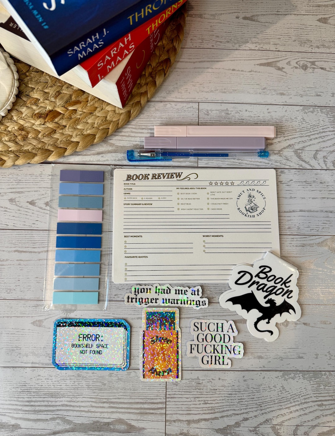 Reader Annotation Kit: Bookish Stickers, Highlighters & More - Etsy