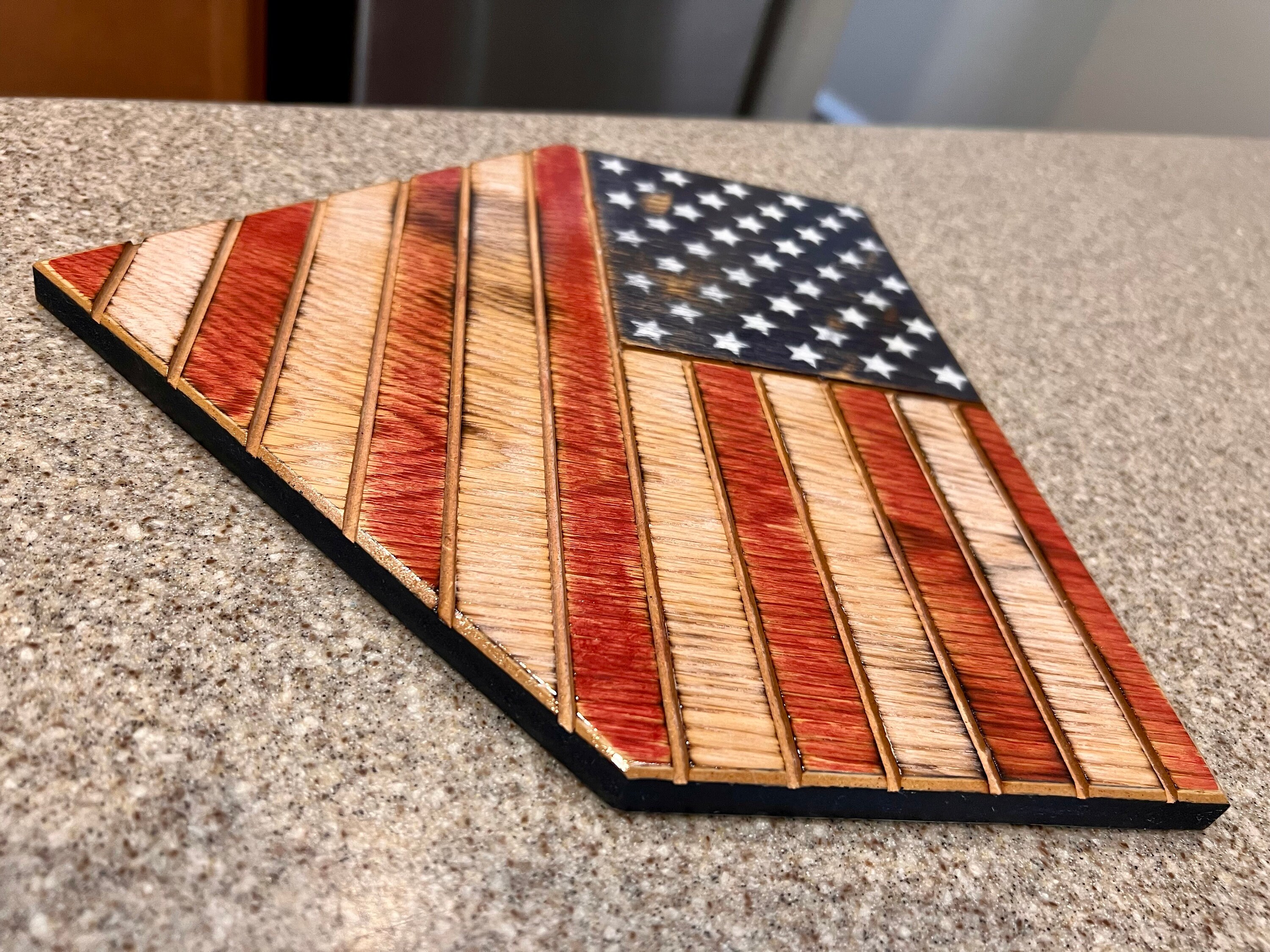 Wood Home Plate Baseball American Flag Decor Sign - Etsy