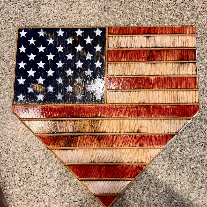 Home Plate Flag - Etsy