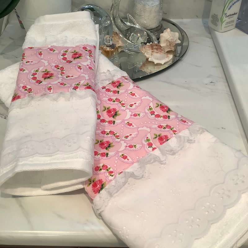 Towel With Lace - Etsy