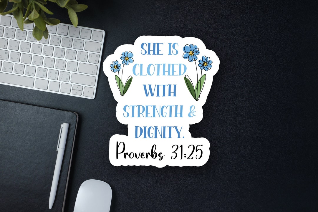 Proverbs 31 Sticker Jesus Sticker Christian Sticker Bible Sticker Cute ...