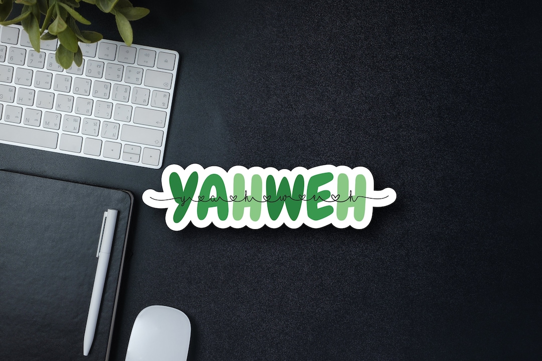 Yahweh Sticker Jesus Sticker Christian Sticker Bible Sticker Cute ...