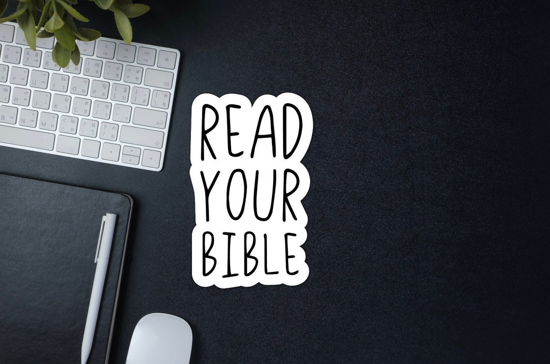 Read Your Bible Sticker Jesus Sticker Christian Sticker Bible Sticker ...