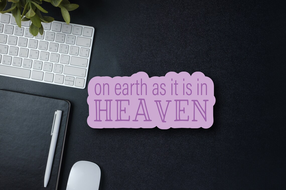 The Lord's Prayer Sticker Jesus Sticker Christian Sticker Bible Sticker ...