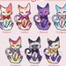 Pride Cats Holographic Vinyl Stickers! LGBT+ Gay Lesbian Bi Pan Ace ...