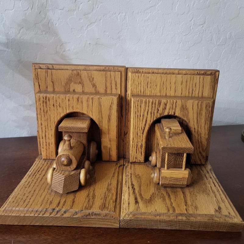 Train Bookends - Etsy