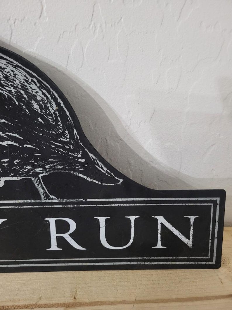 Vintage covey Run Quail Sign Rustic Wall Decor - Etsy
