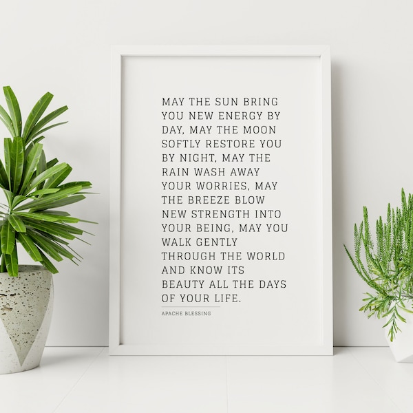 Apache Blessing - Etsy