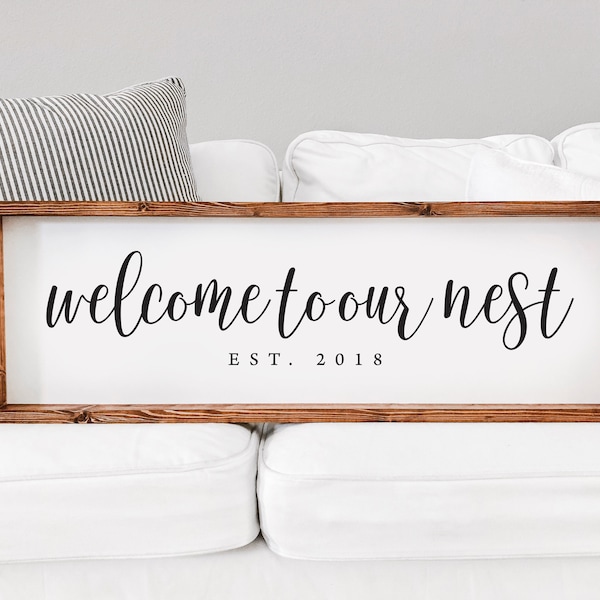 Welcome to Our Nest - Etsy