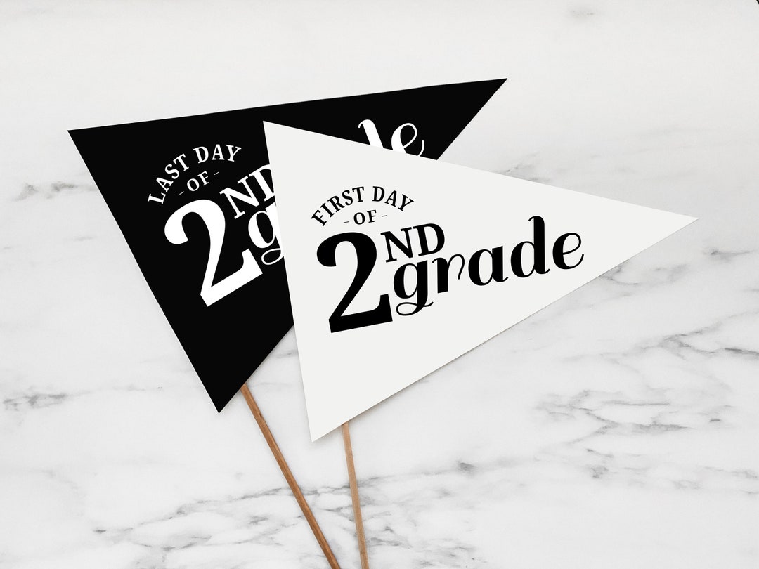 Second Grade / 2nd Grade / First Day of School / Last Day of School ...