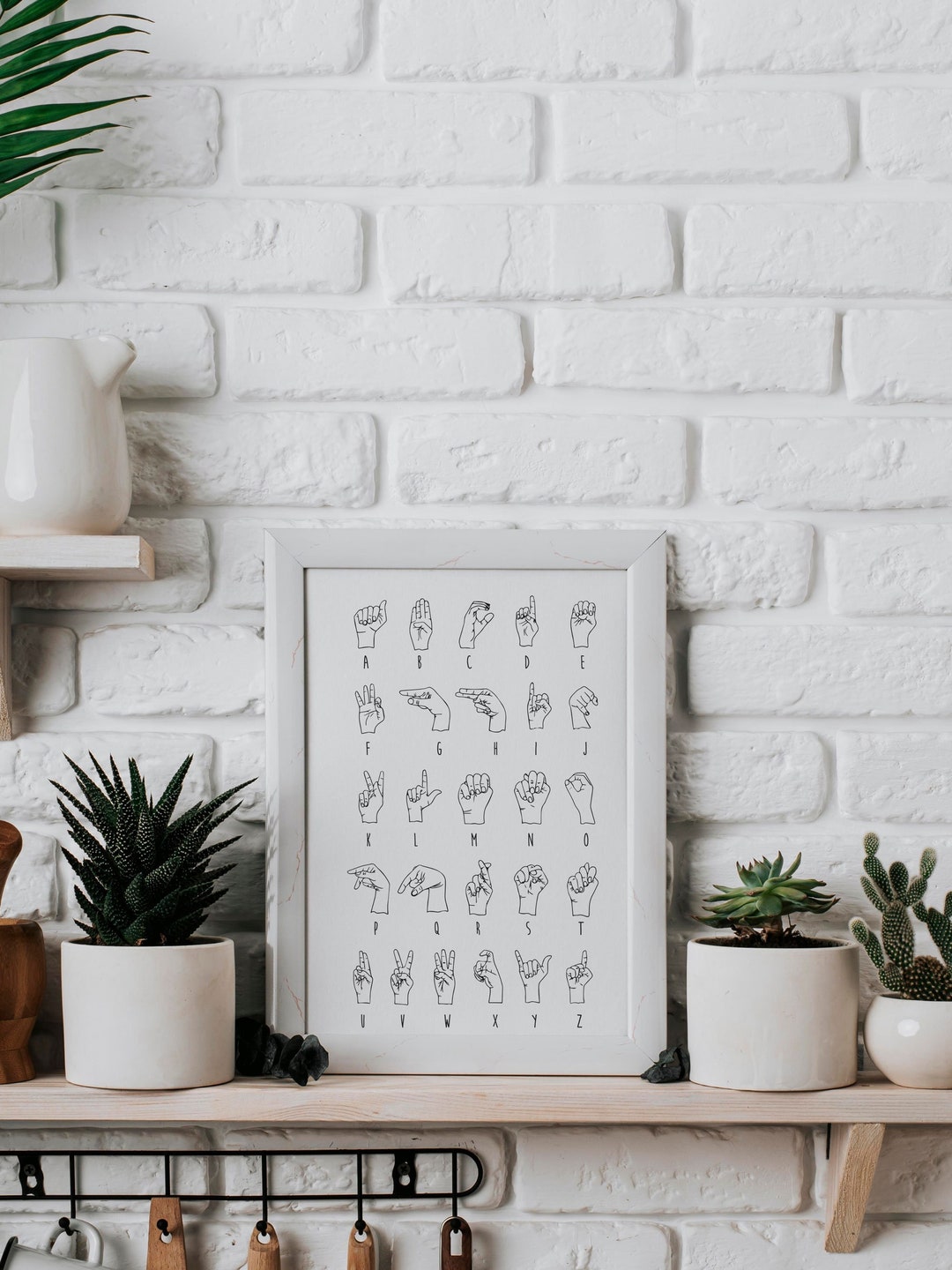 Sign Language Poster / Printable Art / Digital Download Poster ...