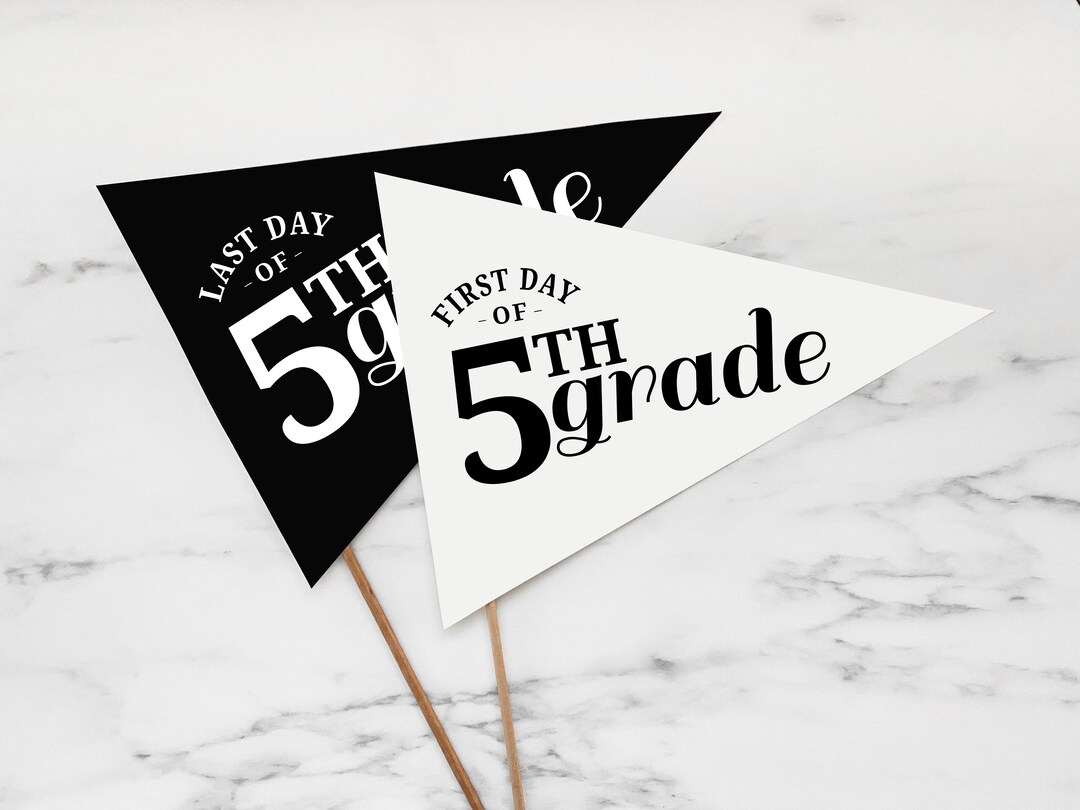 Quinto Grado / 5to Grado / Primer Día de Escuela / Último Día de ...