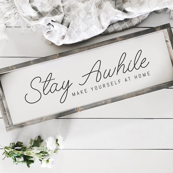 Stay Awhile - Etsy