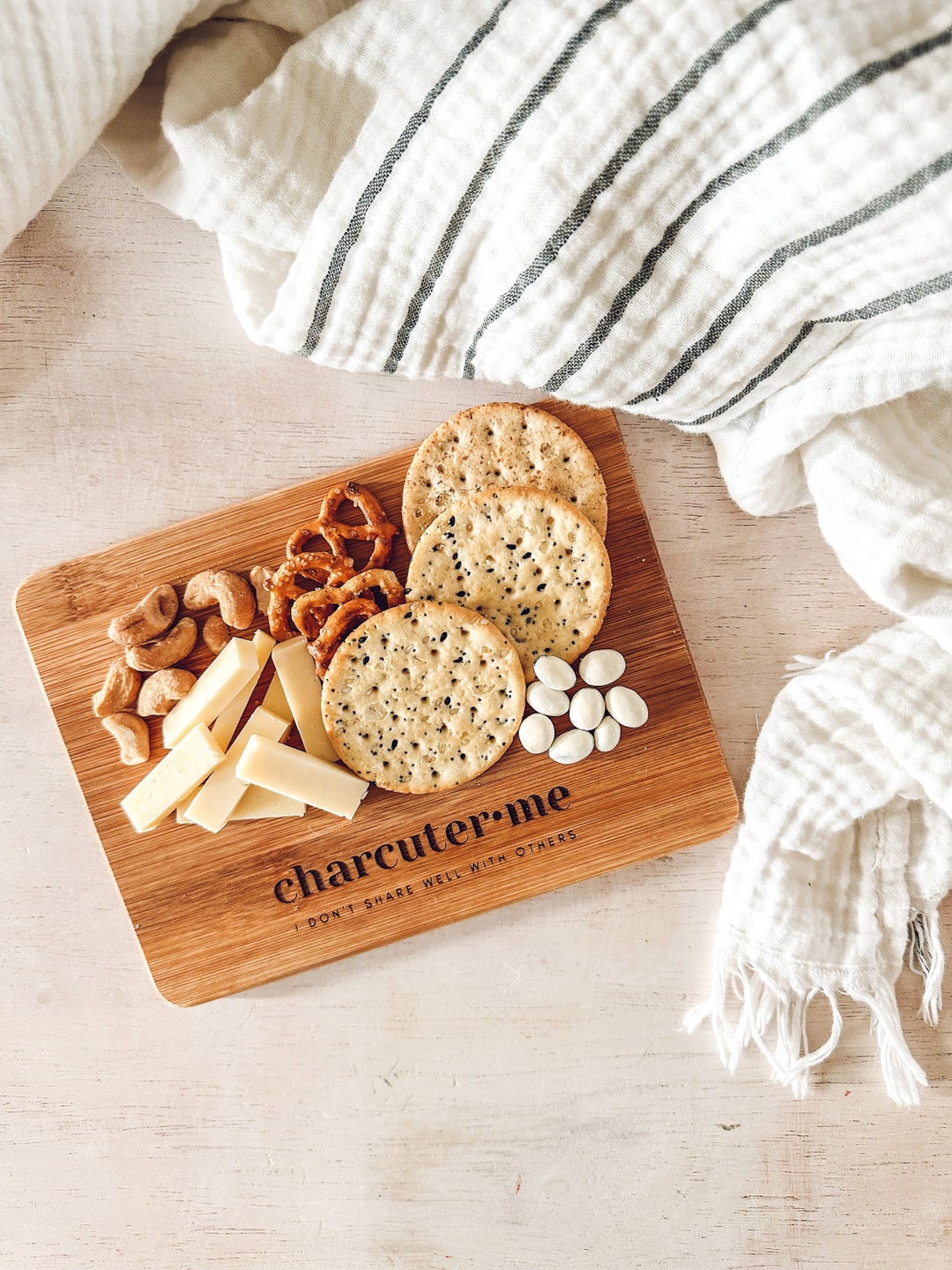 Charcuter-me Personal Charcuterie Board / No Sharing / Cheese Love ...