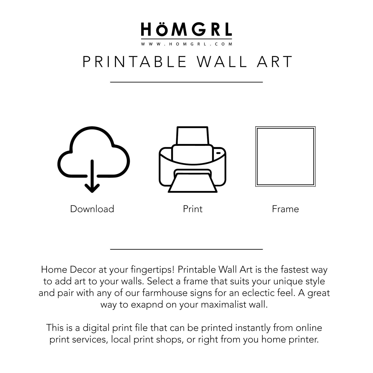 Sign Language Poster / Printable Art / Digital Download Poster - Etsy