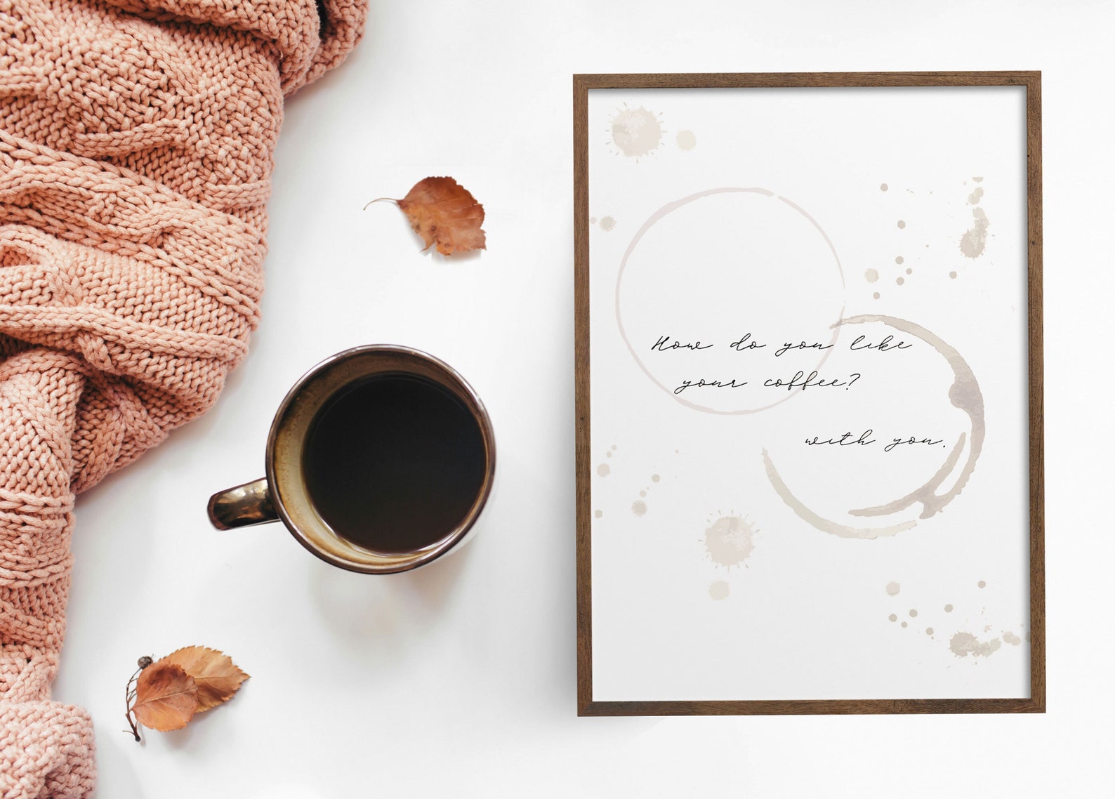 How Do You Like Your Coffee / Coffee Bar Printable Art / Digital ...