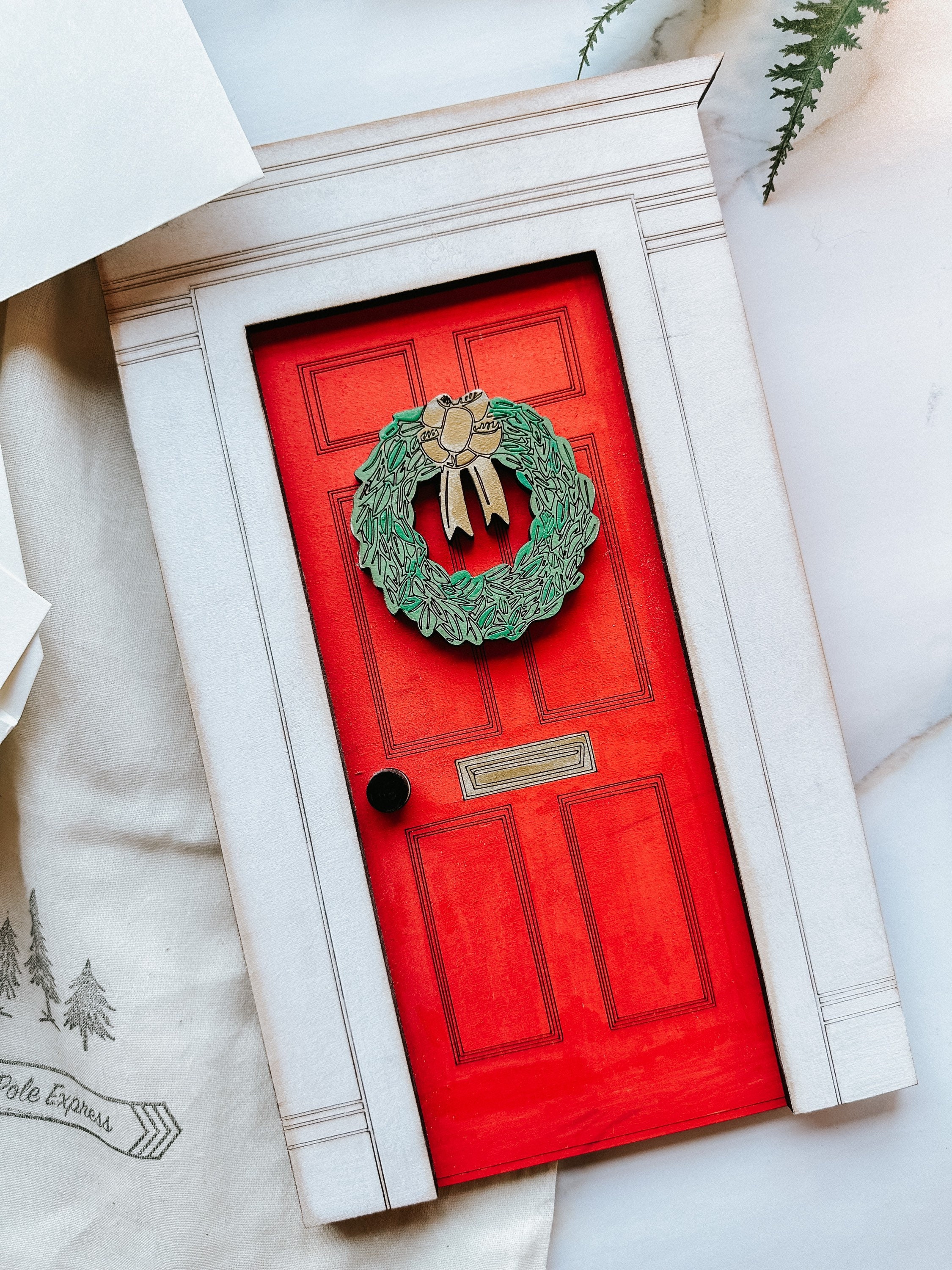 Magical Elf Door / Elf North Pole / Santas Elf Christmas / - Etsy