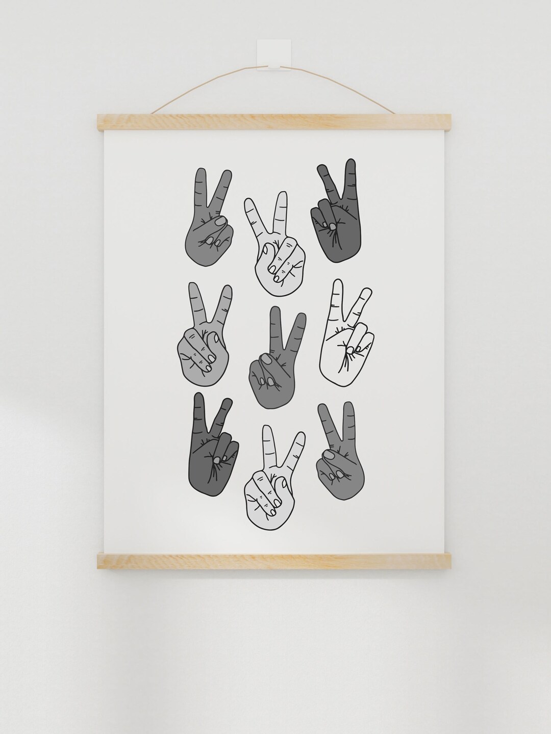 Peace Baby / Printable Art / Digital Download Poster / Playroom Art ...