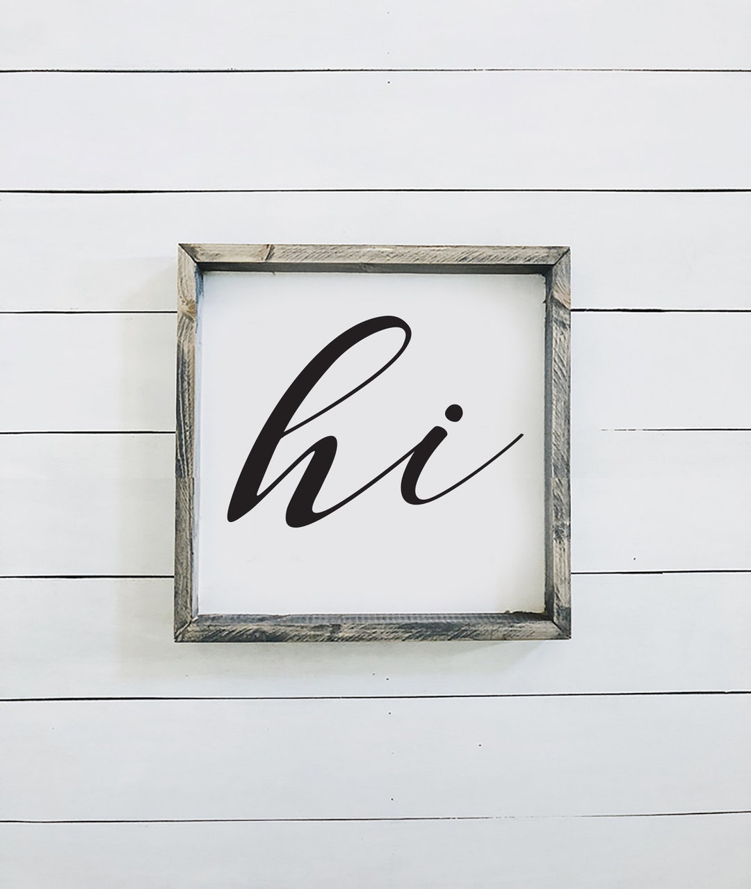 Hi Farmhouse Sign Farmhouse Style Sign Farmhouse Decor Rustic Wall Art ...
