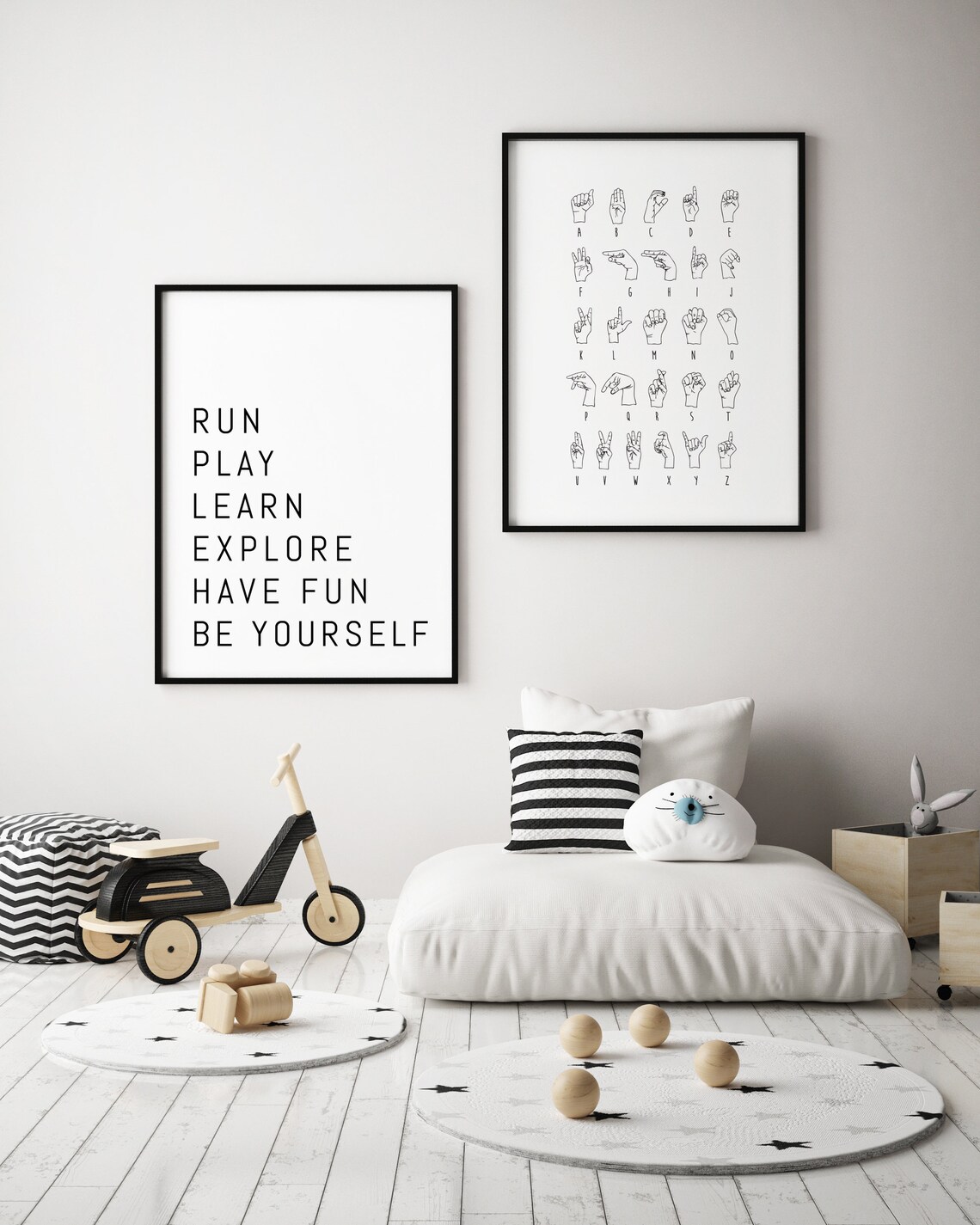 Sign Language Poster / Printable Art / Digital Download Poster | Etsy