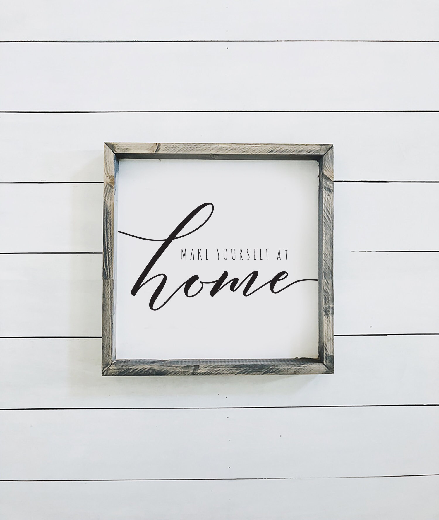 Make Yourself at Home Farmhouse Sign Farmhouse Style Home - Etsy