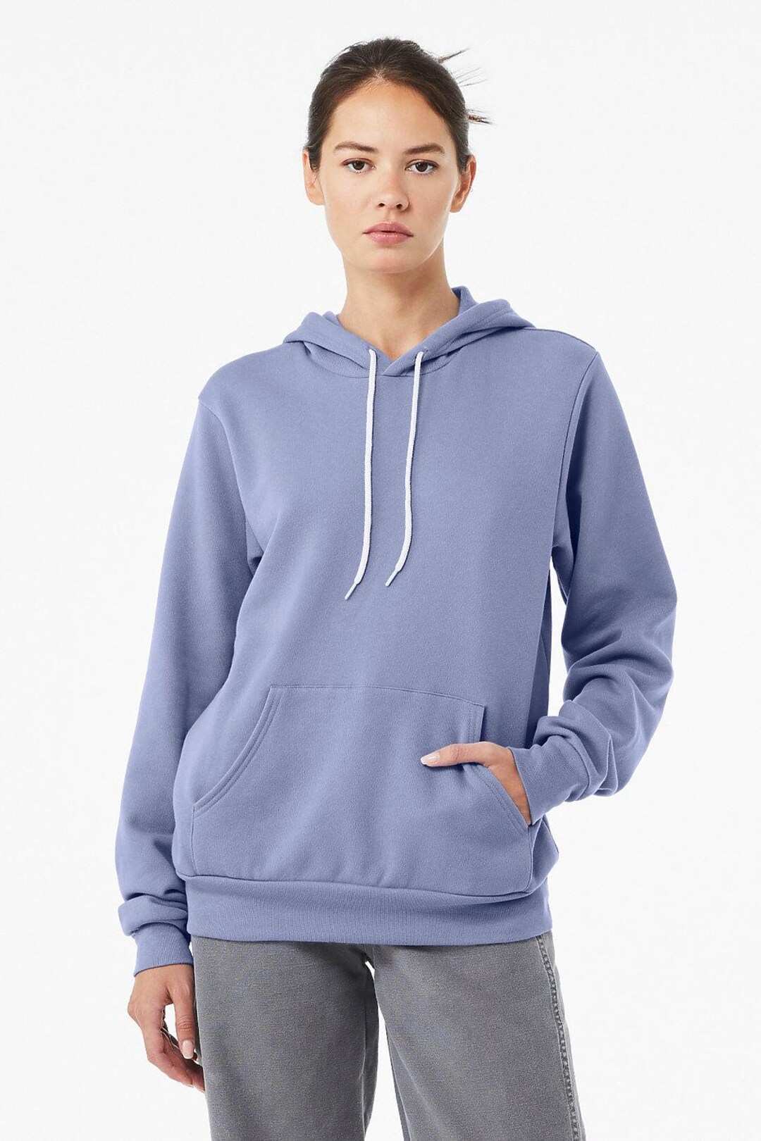 Bella+canvas® Unisex Sponge Fleece Hoodie Sweatshirt 3719, Soft Cotton ...
