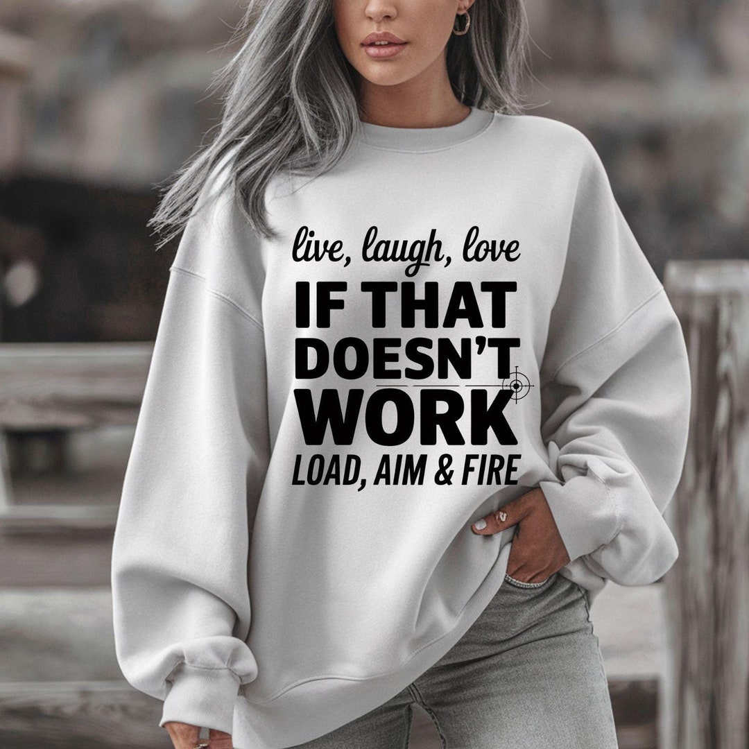 4 PNG Live Laugh Love Funny PNG Design - Bold Typography With Target ...