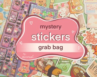 Mystery Bag, Cute Grab Bag Sticker, Meme Sticker, Kawaii Sticker, Cute ...